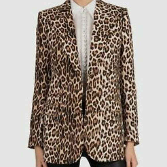 The Kooples | Jackets & Coats | Nwot The Kooples Leopard Animal Print ...